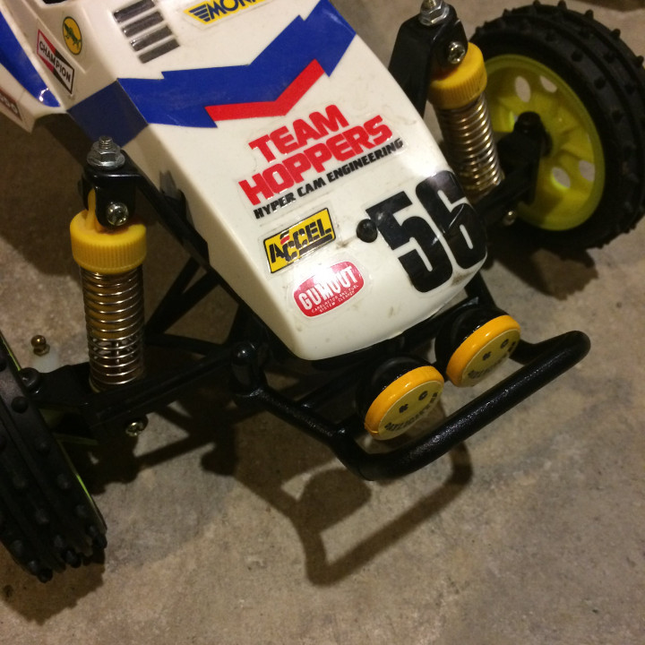 3D Printable Front bumper for Tamiya Buggies by AMPro Engineering