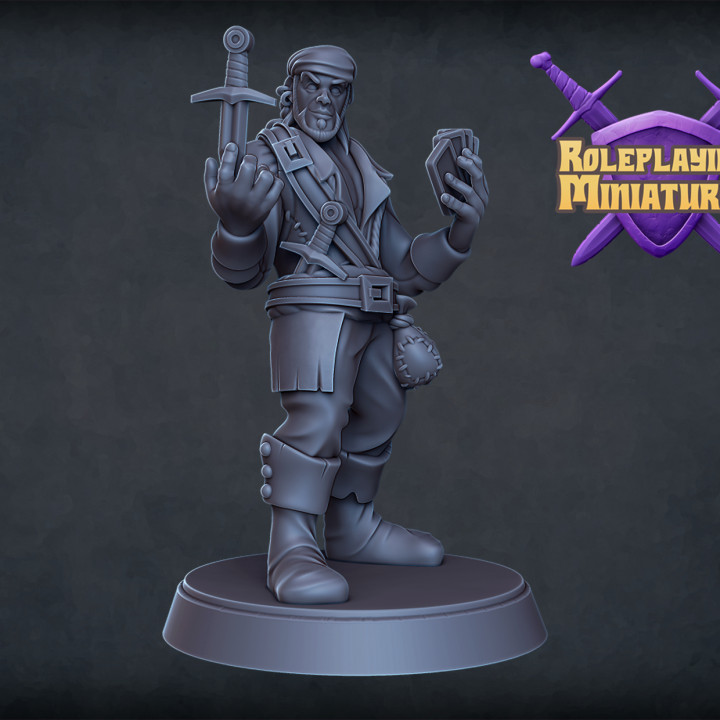 3D Printable Swindler by Jacob Olsson - Roleplaying & Miniatures