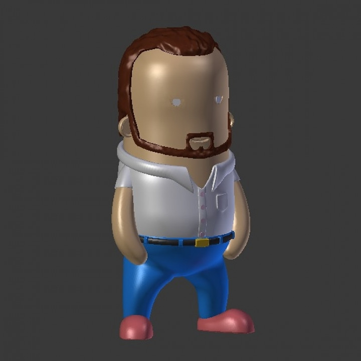 3D Printable Mini Vedran Marjanović (Wekster) by Terence King