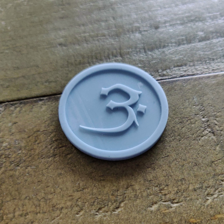 3D Printable Spell tokens by Cyril