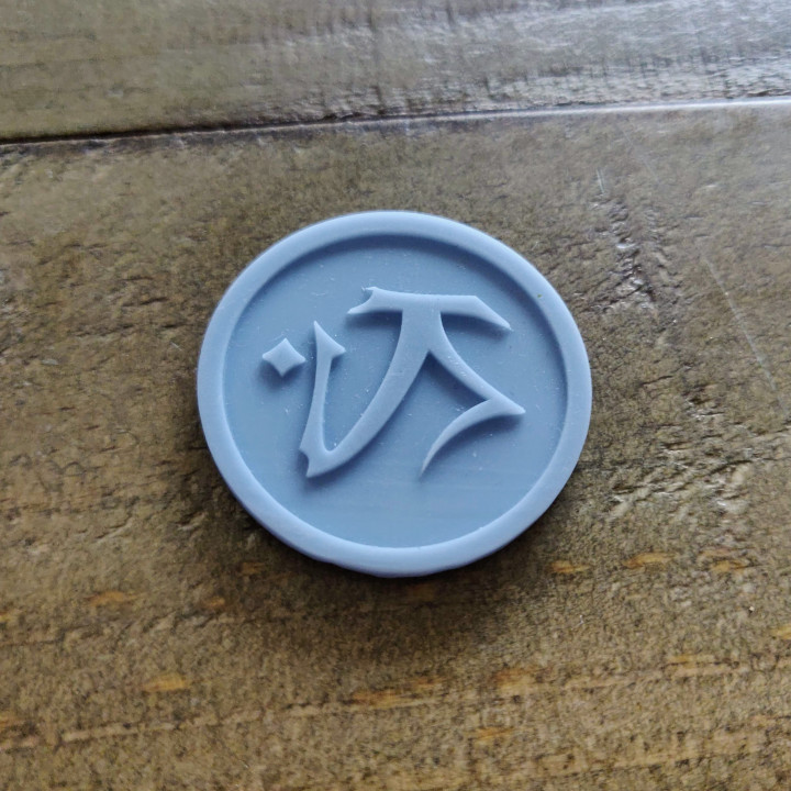 3D Printable Spell tokens by Cyril