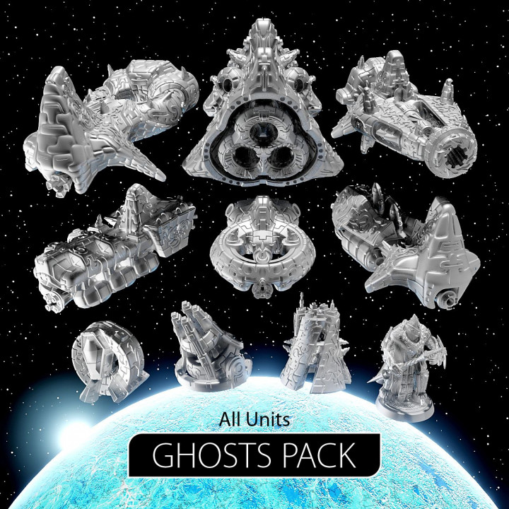 3D Printable GHOSTS PACK by ИVAN