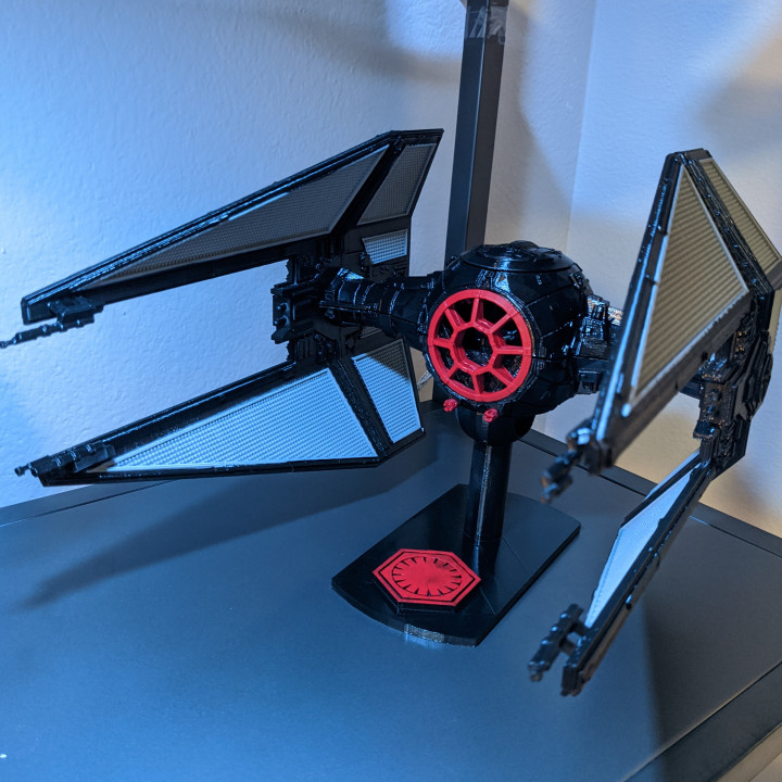 3D Printable Tie Fighter Stand by Ian Mclein