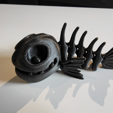 3D Printable FLEXI PRINT-IN-PLACE FISH by Flexi Factory