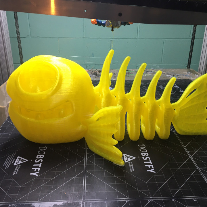 3D Print of FLEXI PRINT-IN-PLACE FISH by strohm81