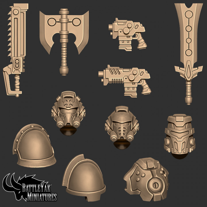 3D Printable Knight-Sentinel D by Battle Yak Miniatures