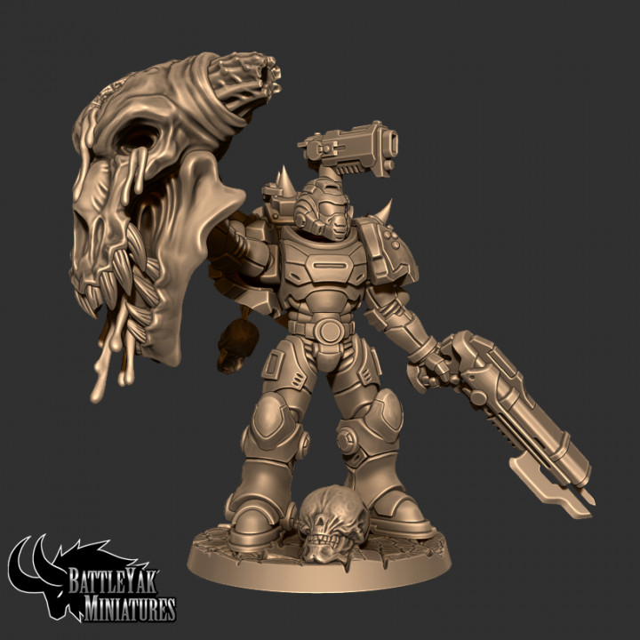 3D Printable Sentinels of Primus Slayer-Praetor by Battle Yak Miniatures