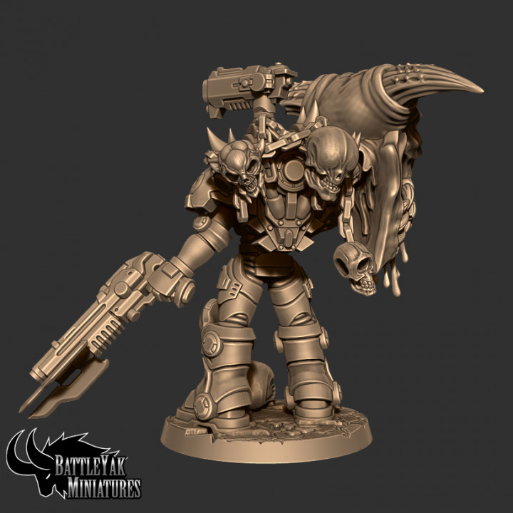 3D Printable Sentinels of Primus Slayer-Praetor by Battle Yak Miniatures