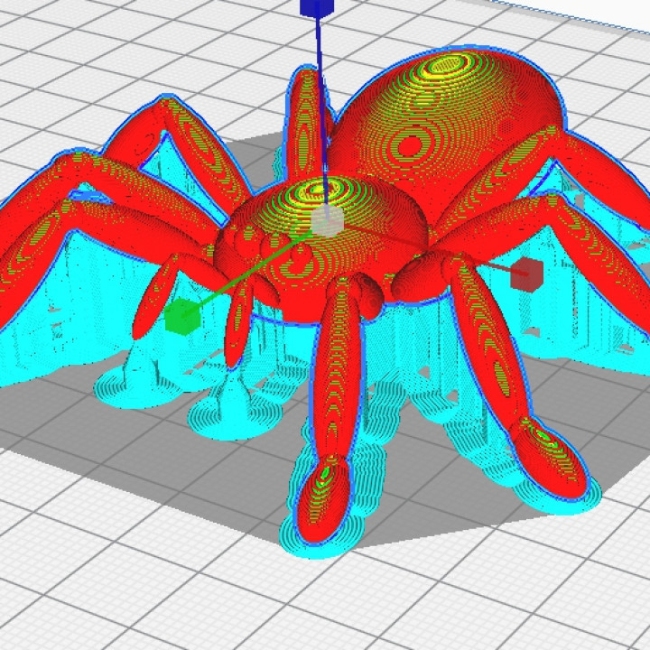 3D Printable spider by GND3dP