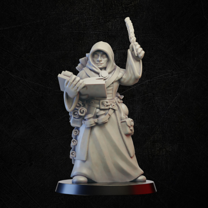 3D Printable Scroll mage by Stanislav Kuznetsov