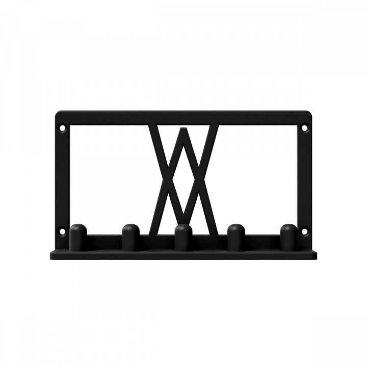 3D Printable Impact Socket Holder Set 5pcs 1/2 Inch 017 I for screws or ...