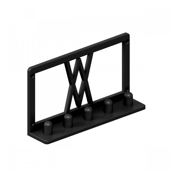 3D Printable Impact Socket Holder Set 5pcs 1/2 Inch 017 I for screws or ...