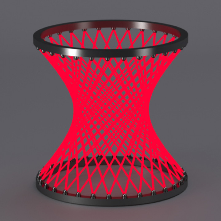 3D Printable Hyperboloid by Dal Part