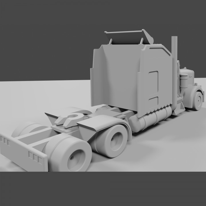 3D Printable Keny W900 Step Sleeper 1/64 scale by Build It Better