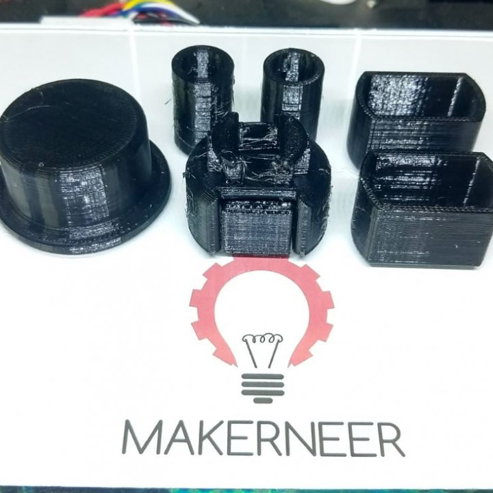 3D Printable Full set of Replacement Ford Tailgate Bushings by Nate