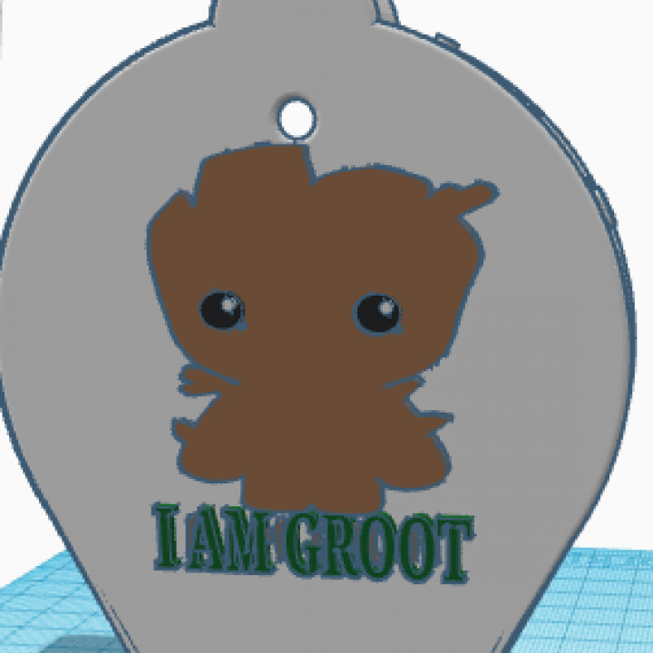 3D Printable I AM GROOT Phone case by Joseph Daley