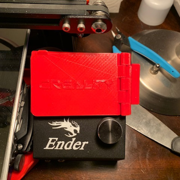 3D Printable Ender 3 Screen Cover by Sabrina Russell