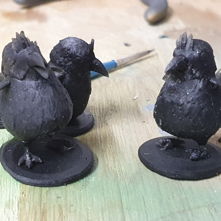 3D Printable Choookoo Birds by Clifford Erskine Art