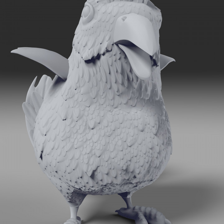 3D Printable Choookoo Birds by Clifford Erskine Art
