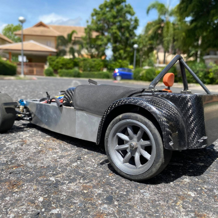 3D Printable 1/10th Minilite Wheel by Clement BERARD