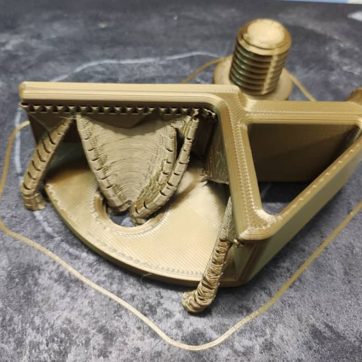 3D Printable Monitor Headphone Mount/Stand by BouncyKnight