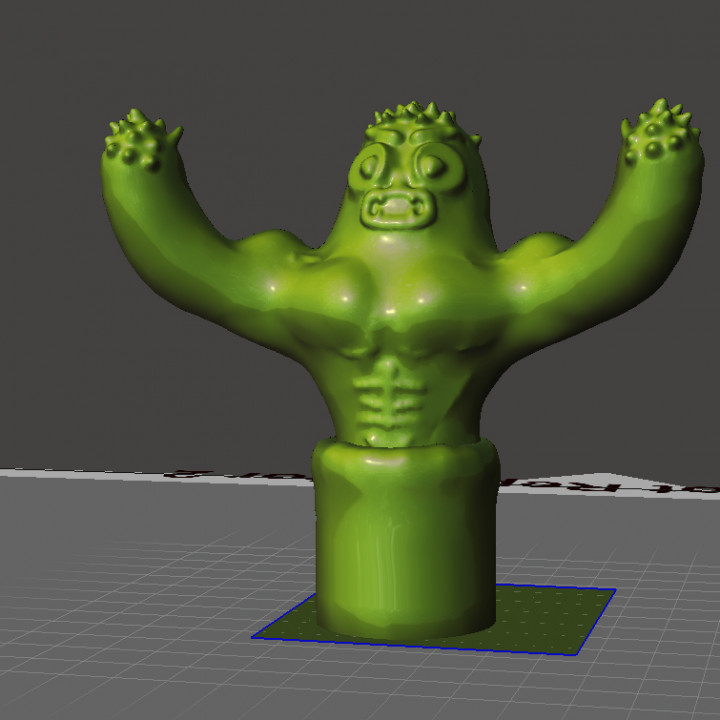 3D Printable Buff Cactus by Thomas Brothers