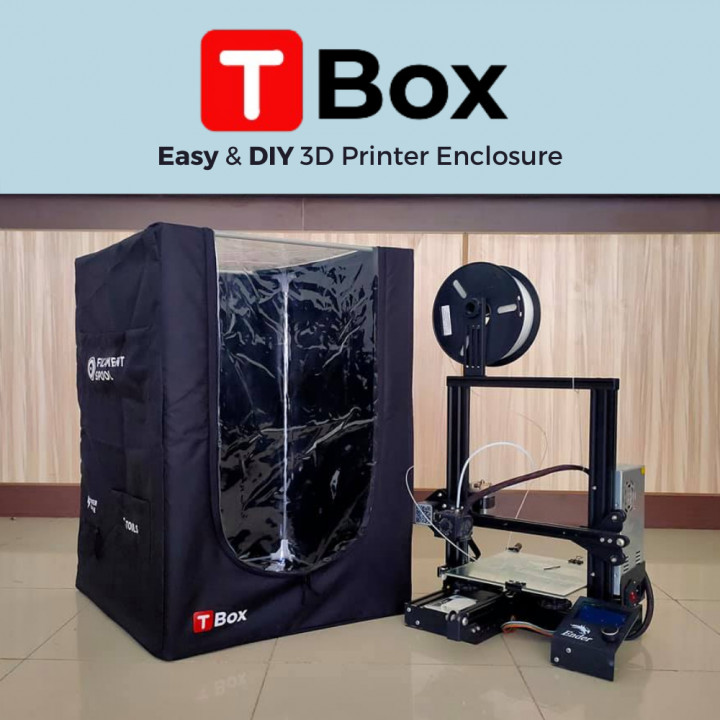 3D Printable T-Box -- 3D Printer Enclosure by Faisal Sulistya