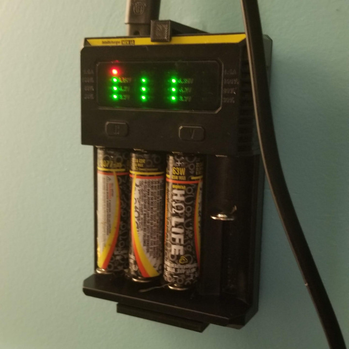 3D Printable Intellicharger NEW i4 Wall Mount Bracket by Jacob Michael ...