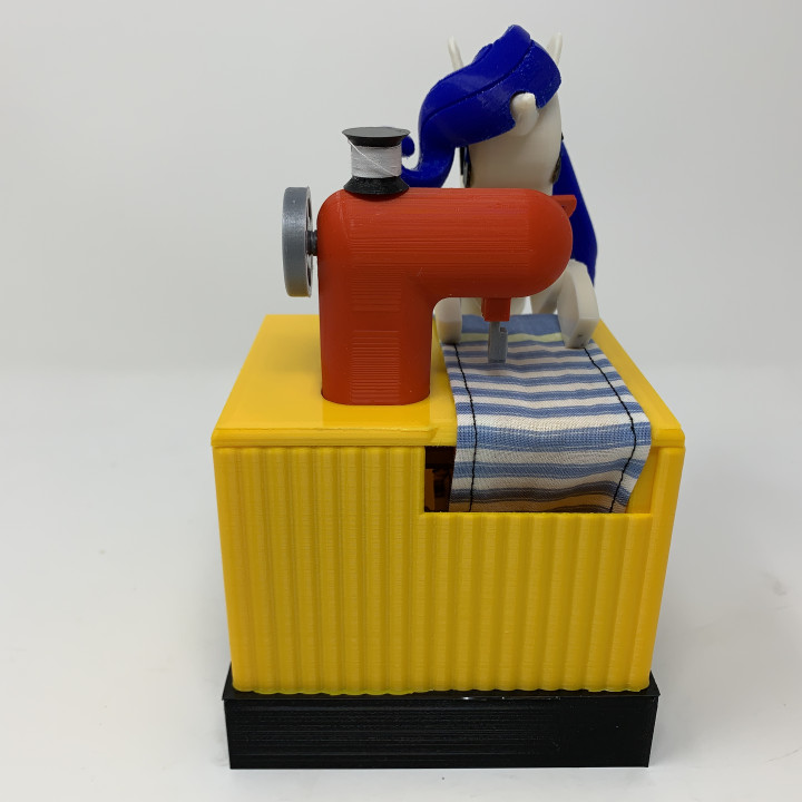 3D Printable "Rarity", a 3D Printed Automaton by Greg Zumwalt