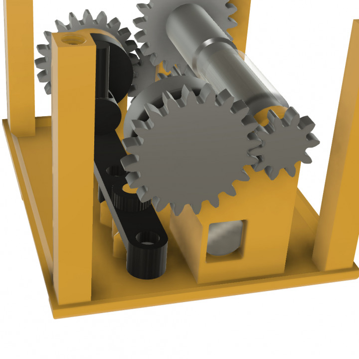 3D Printable "Rarity", a 3D Printed Automaton by Greg Zumwalt