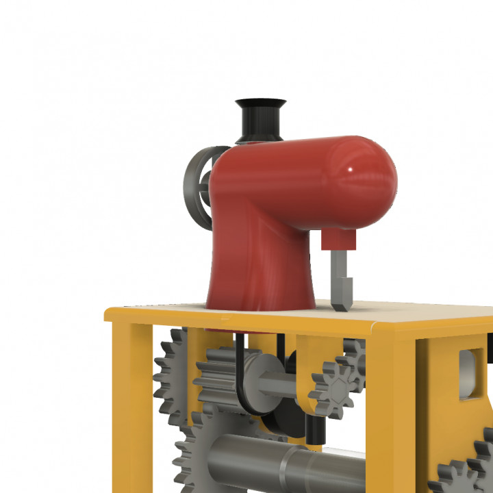 3D Printable "Rarity", a 3D Printed Automaton by Greg Zumwalt