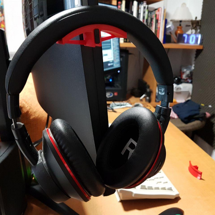 3D Printable MSI monitor Better Headphone stand by Jose Luis