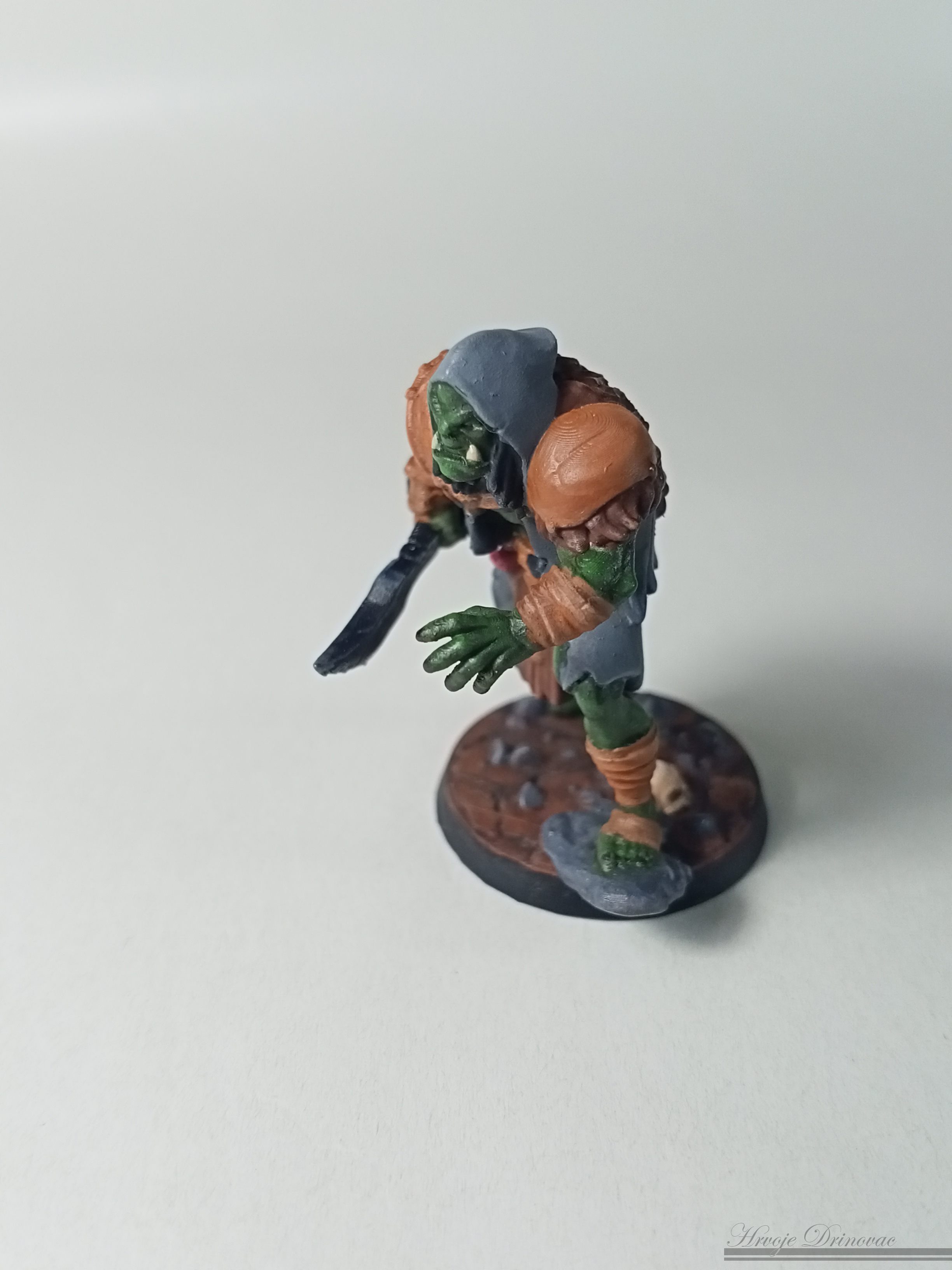 3D Printable Slice - Orc Assassin - 32mm - DnD by RN Estudio