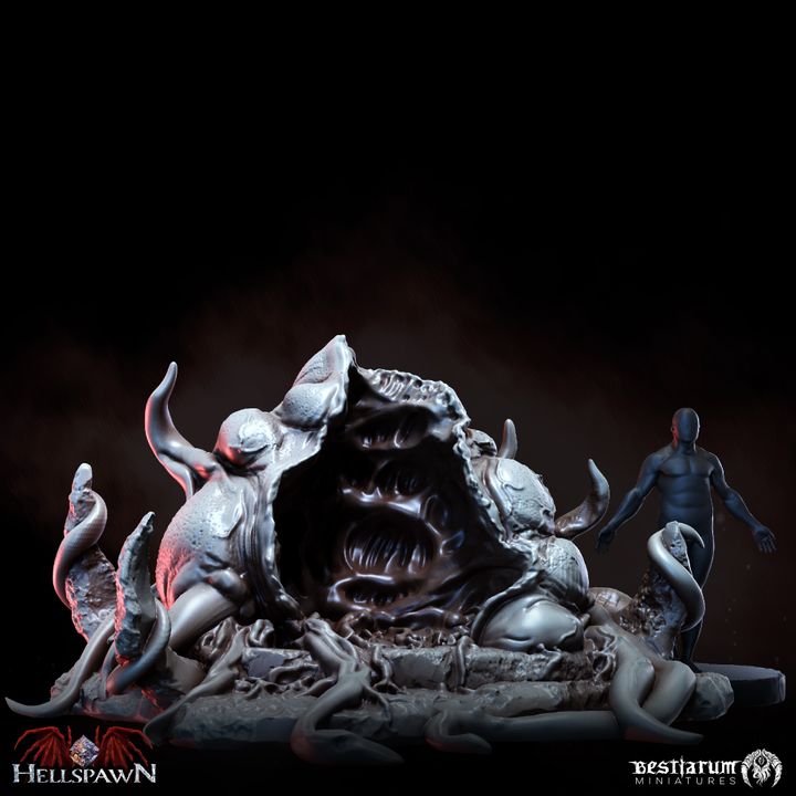 3D Printable Demonic Portals x2 | Hellspawn | Demons by Bestiarum ...