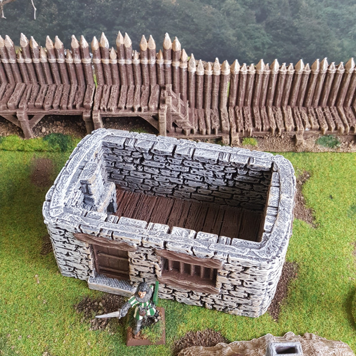 3D Printable Celtic and Gallic fort SET (STL File) by 3D-Printfiles