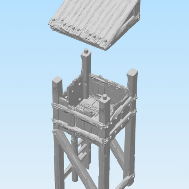 3D Printable Celtic and Gallic fort SET (STL File) by 3D-Printfiles