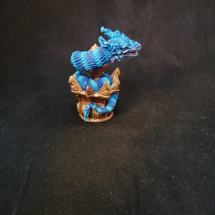 3D Printable Dragon counter for wargames by Dragon's Lake Miniaturas