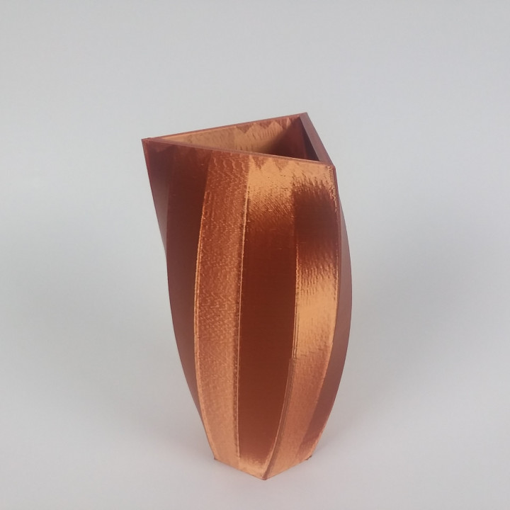 3D Printable tri-shaped vase by Ohioteentech