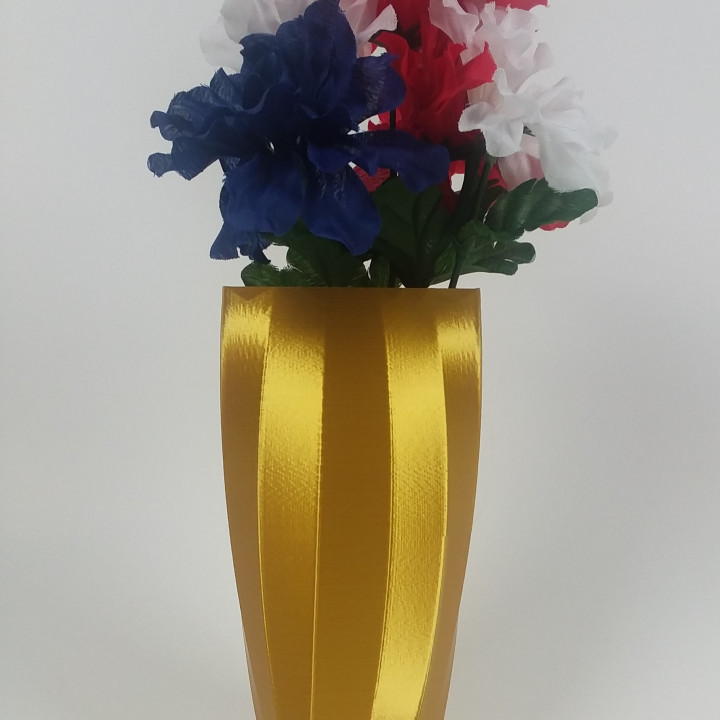 3D Printable tri-shaped vase by Ohioteentech