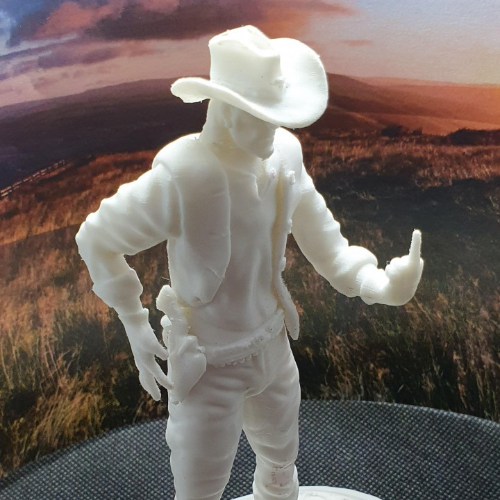 3D Printable FU Series, Cowboy by Nick bolton