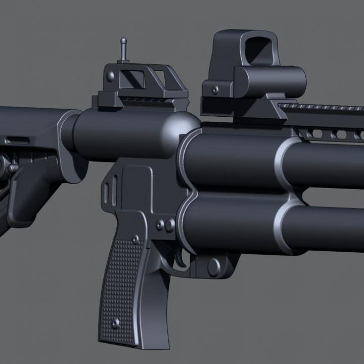 3D Printable SAGE ORDNANCE DEUCE GUN by 3DpropsDesigns