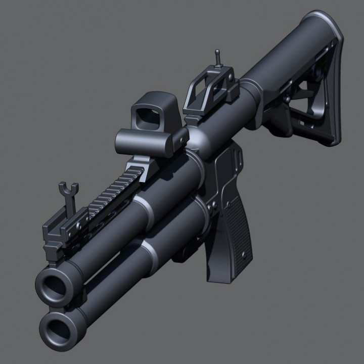 3D Printable SAGE ORDNANCE DEUCE GUN by 3DpropsDesigns