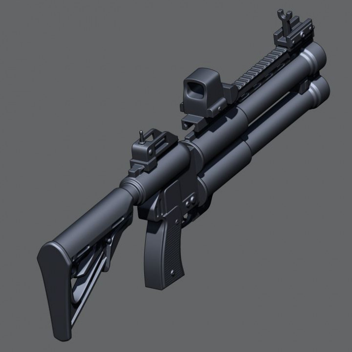 3D Printable SAGE ORDNANCE DEUCE GUN by 3DpropsDesigns