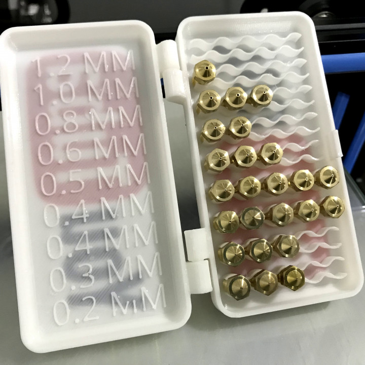 3D Printable Nozzle Box by 3DP Park 小白的3DP樂園