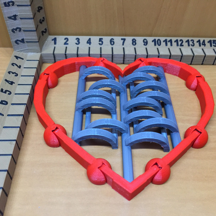 3D Printable Articulated Steampunk Heart by Star Labs 3D, LLC
