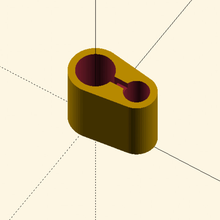 3D Printable Parametric Female Socket for Plug by Bhaskar Bandaru