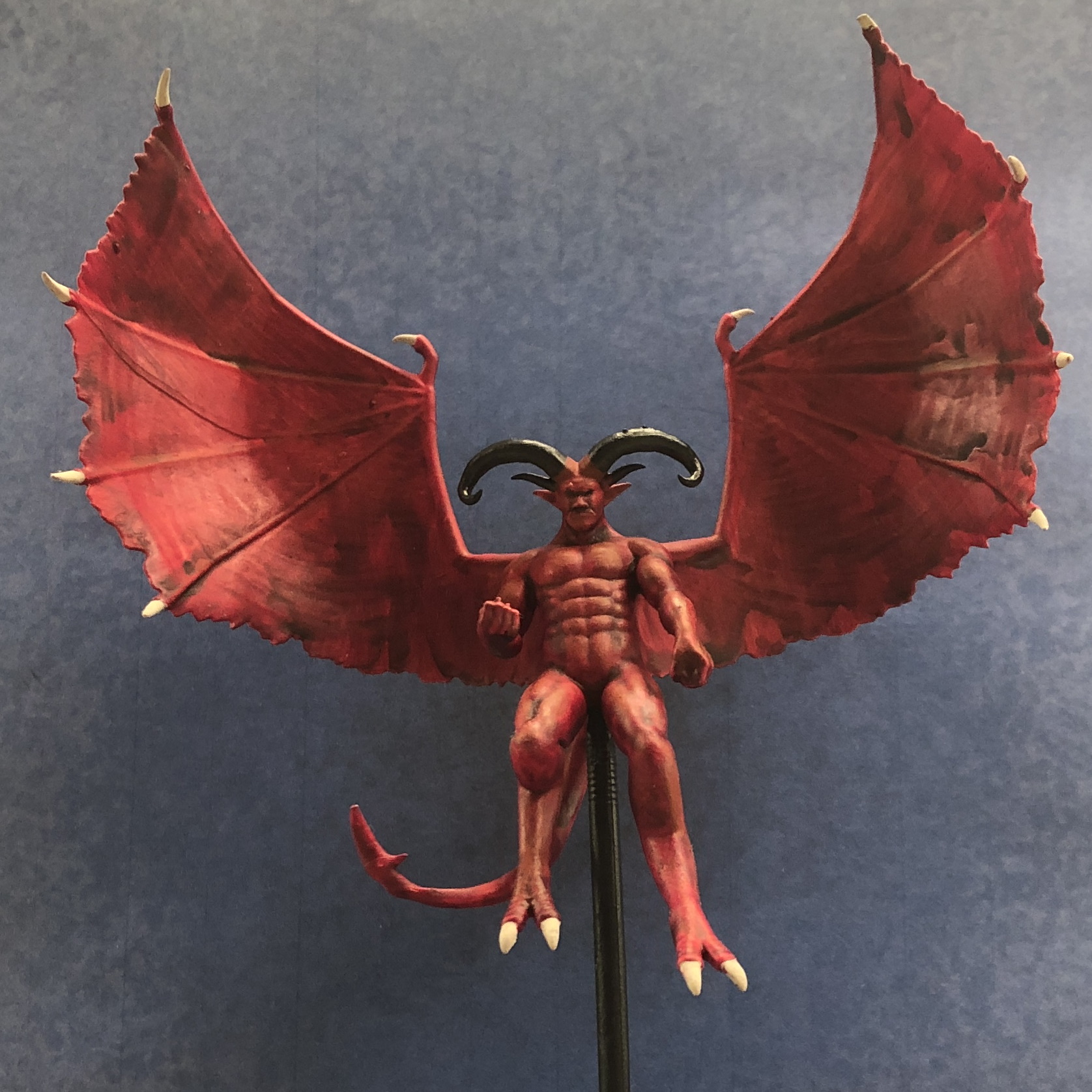 3D Printable Horned Devil Updated by Miguel Zavala
