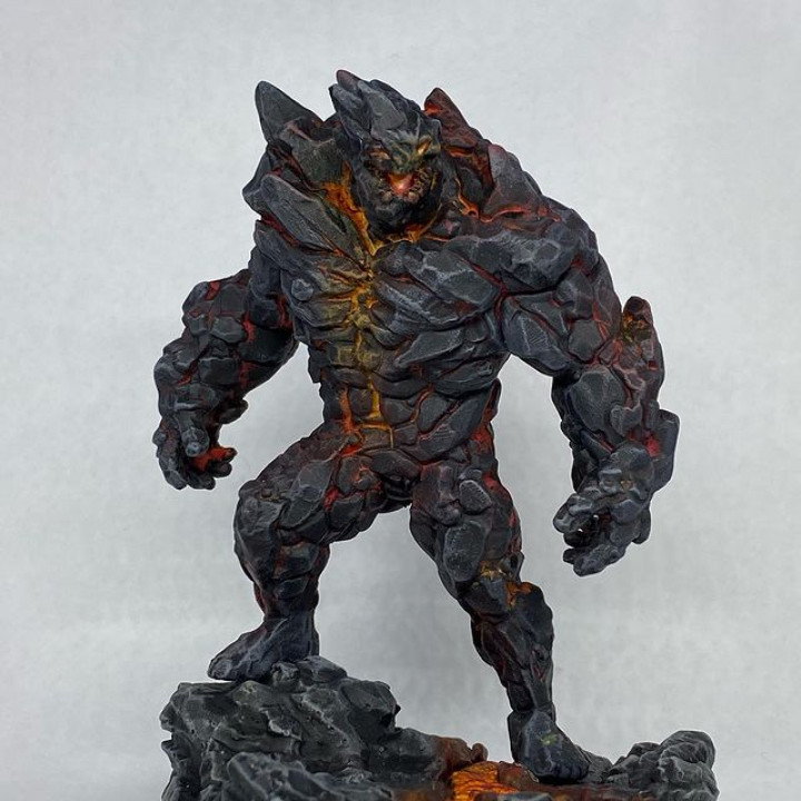 3D Print of Magma Elemental by connorsmith3