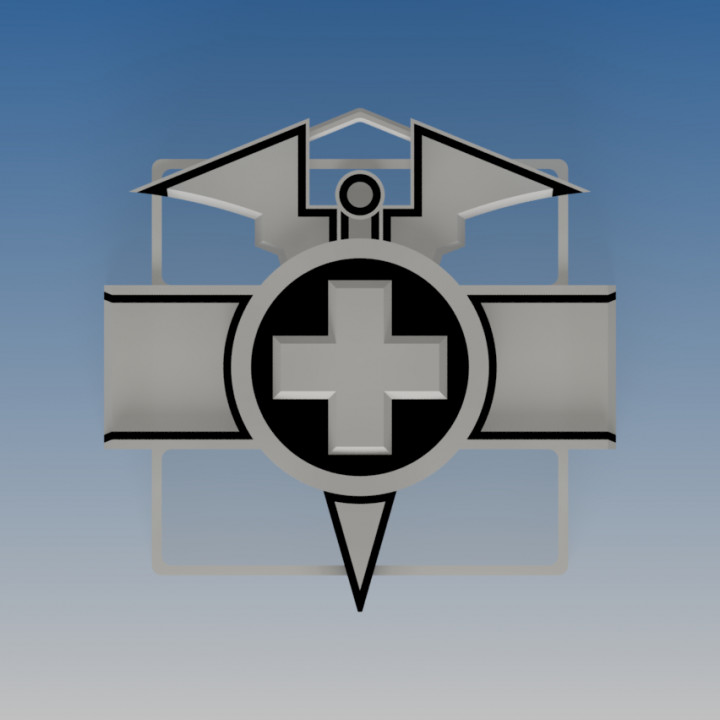 3D Printable Rainbow Six Siege Operator "DOC" Charm by Yifan Chen