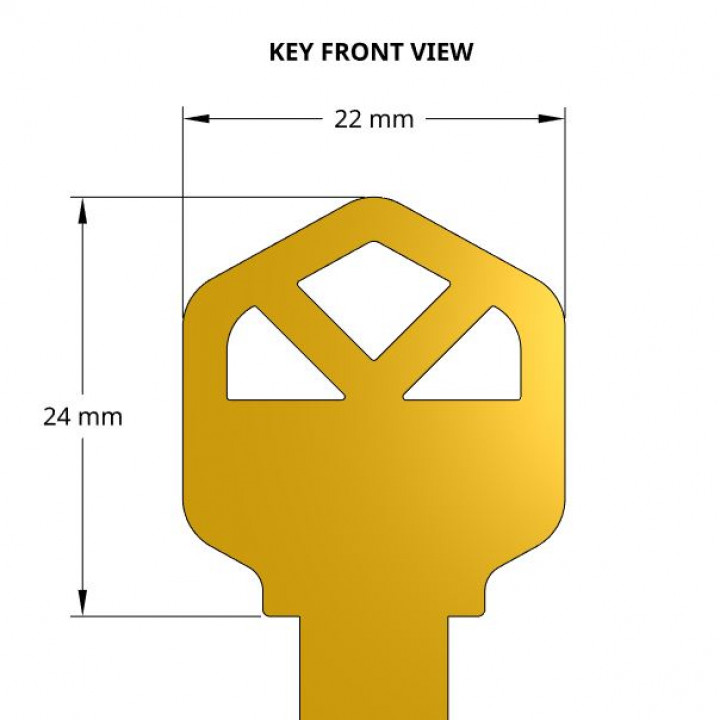 3D Printable Key Cover by Will Hatcher